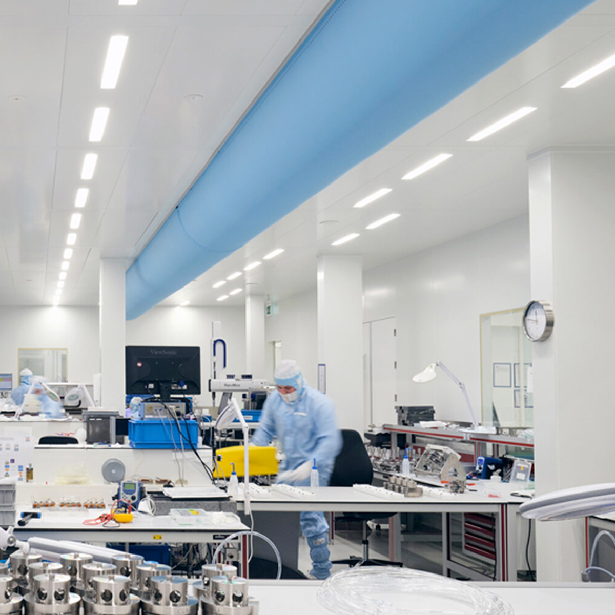 Airsokken in cleanrooms - High Care Cleanrooms High Care Cleanrooms